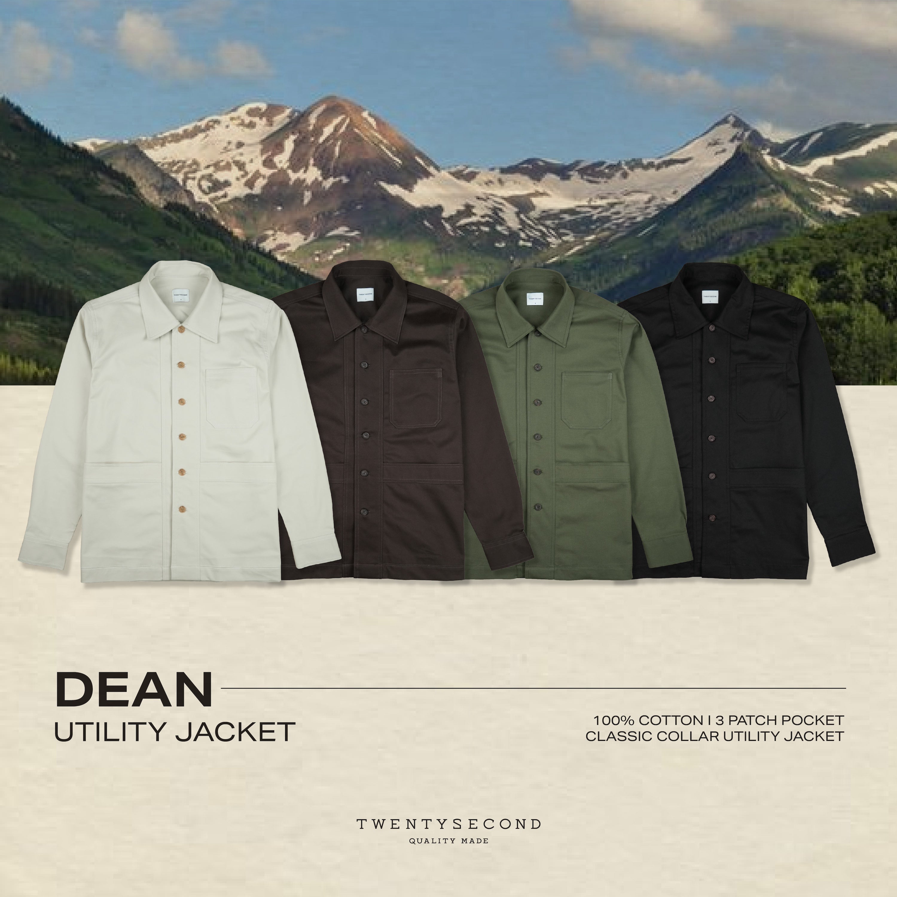 DEAN UTILITY JACKET – TWENTYSECOND