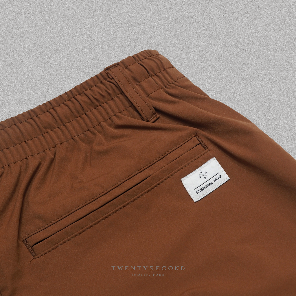 LUKAS NYLON EASY PANTS - BRICK – TWENTYSECOND